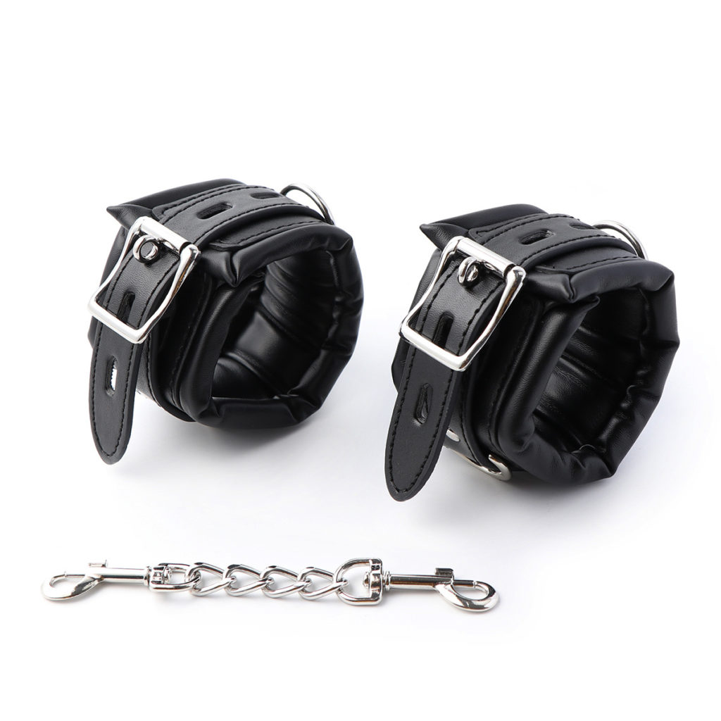 6-Piece Locking Leather Restraint Kit - Locked In Lust®